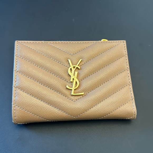 Yves Saint Laurent | Bags | Ysl Cassandre Matelasse Zipped Bifold ...